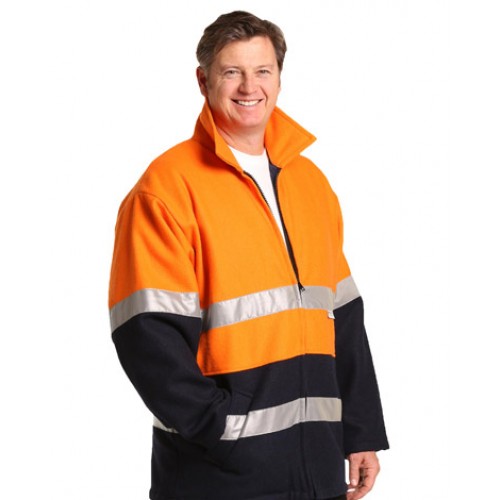 Hi-Vis Two Tone Bluey Safety Jacket with 3M S - 3XL