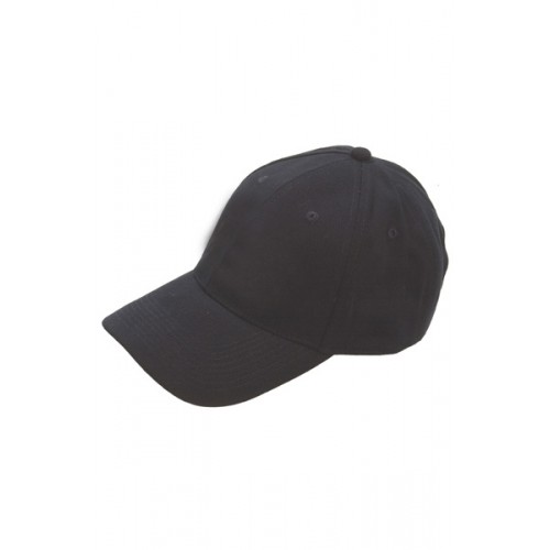 Heavy Brushed Cotton Structured Cap with Buckle on Back Closure