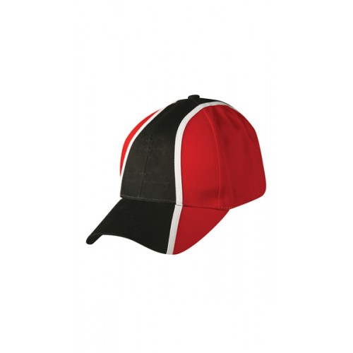 Heavy Brushed Cotton Tri-colour Baseball Cap